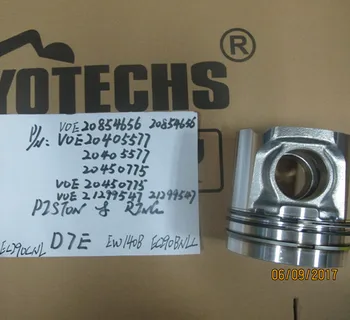 Piston &ring For Voe 20854656 20854656 Voe20405577 20405577 20450775 ...