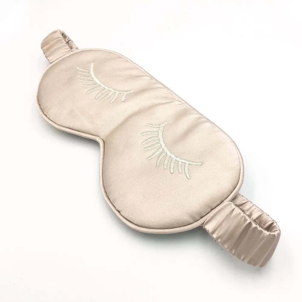 Travel Satin Sleep Private Label Luxury Set Pure 100% Mulberry Silk Eye ...