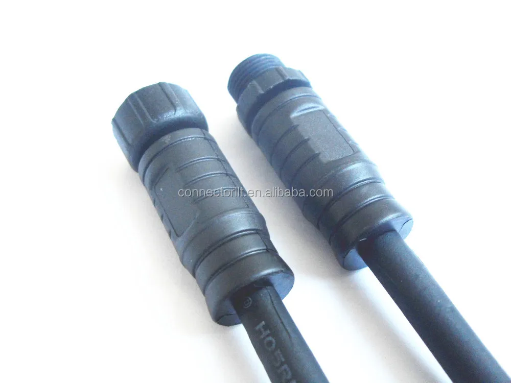 M12 Ip65 Ip67 Waterproof Electrical Cable 2 Pin Male And Female 12v 24v ...