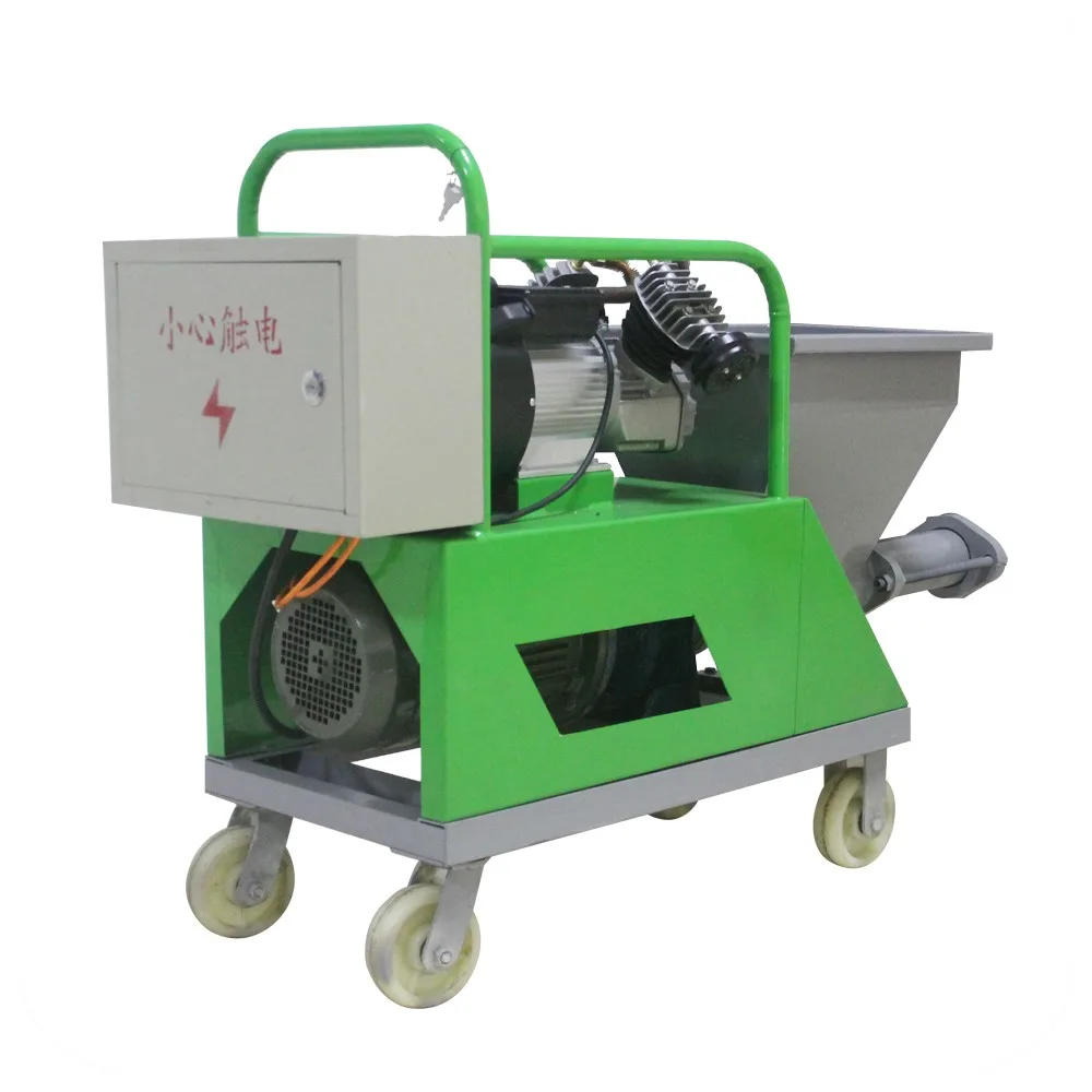 220v/4500w Mortar Cement Spray Machines Mixing Pumping Wall Putty ...