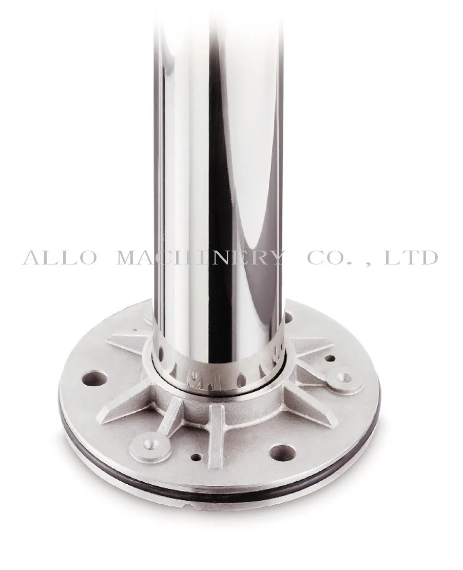 316 Stainless Steel Round Pipe Base Plate,Round Tube Post Anchor - Buy ...