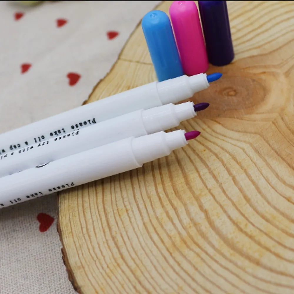 Yoken Purple Auto Vanishing Pen Disappearing Ink Pen Air Erasable Pen ...