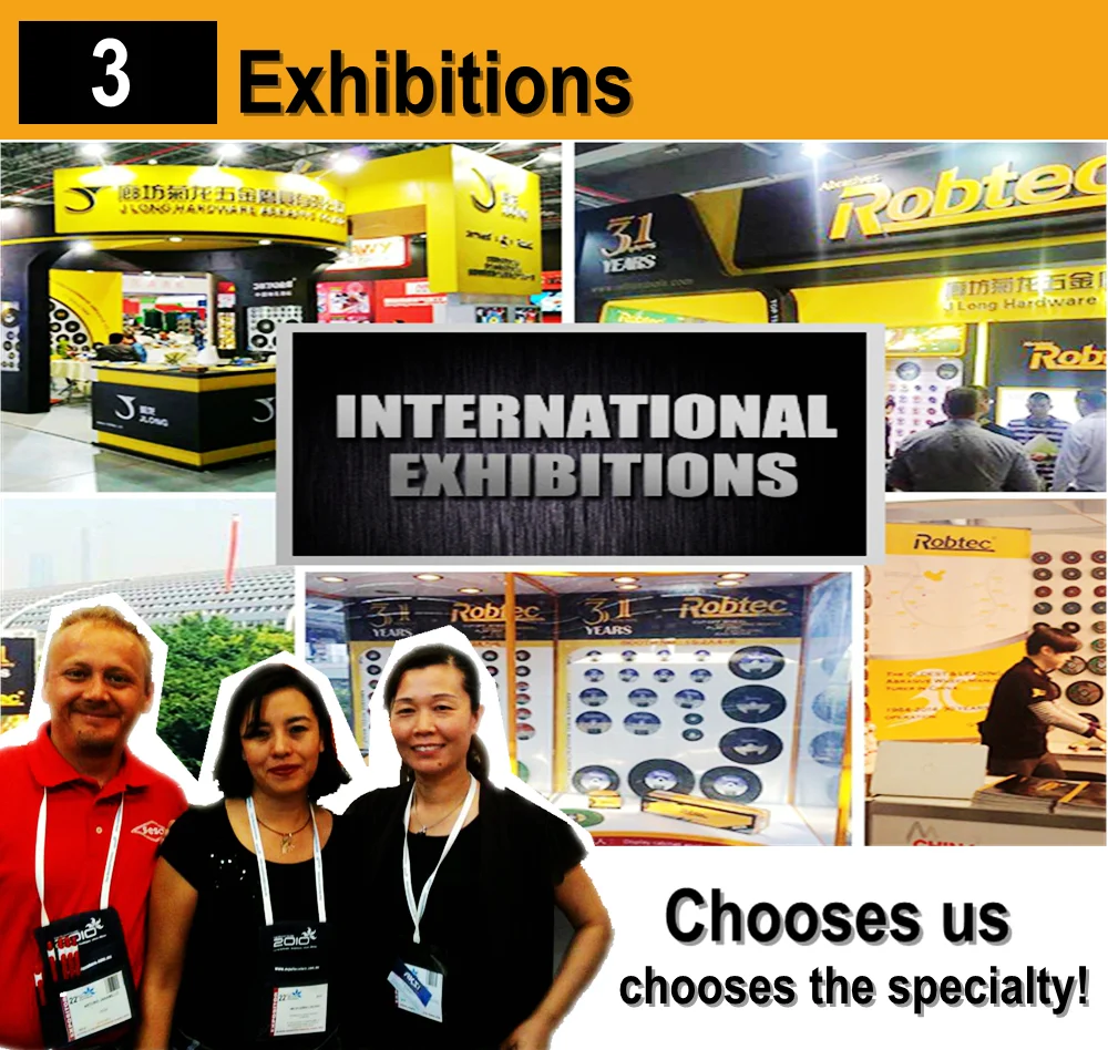 ROBTEC Professional 4 Inch Abrasive Grinding Wheel for Metal