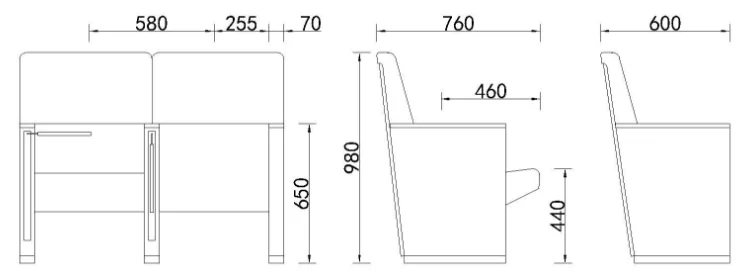 Standar Ukuran Amphitheater - Modern Auditorium Seating