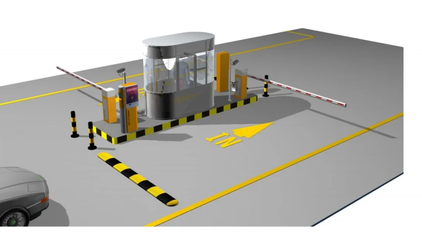 Automatic Parking System With Remote Control Barrier Gate Sensor - Buy ...