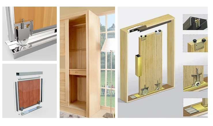 Sliding Wardrobe Fitting Hardware System - Durable Sliding Door Fitting ...