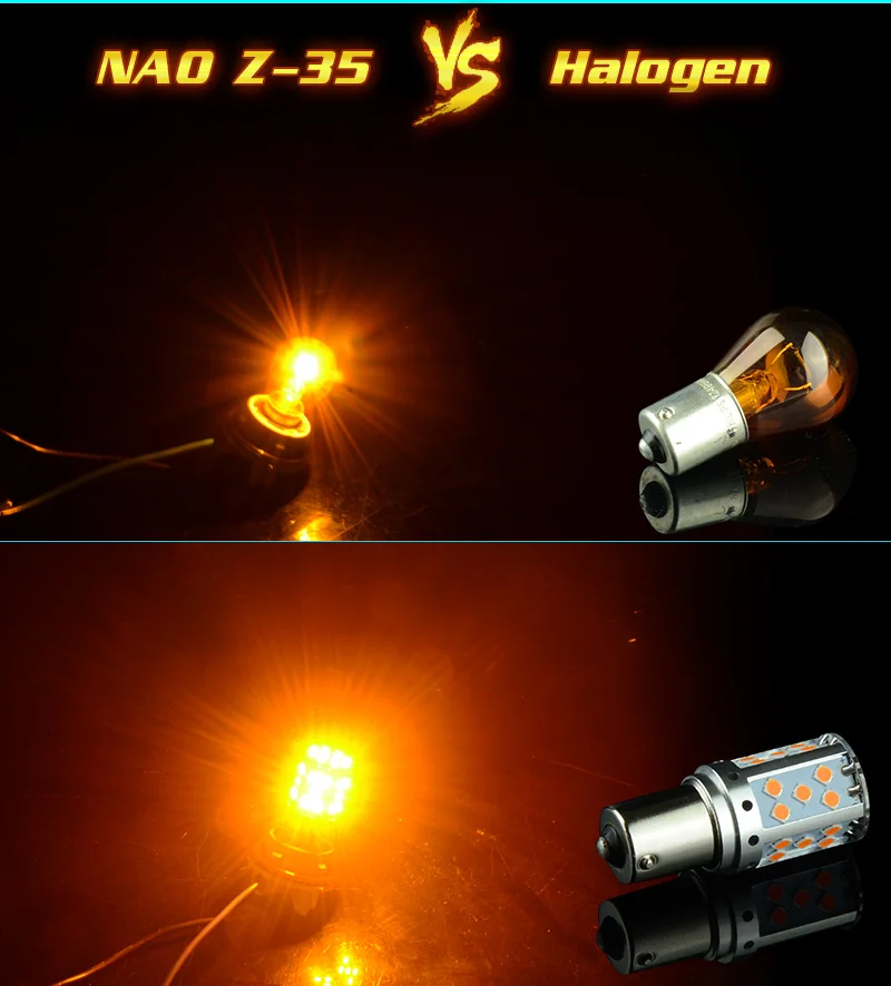 Nao P21w Py21w Led Canbus Ba15s Bau15s 19w 1156 Car Led Light 3030 Smd ...