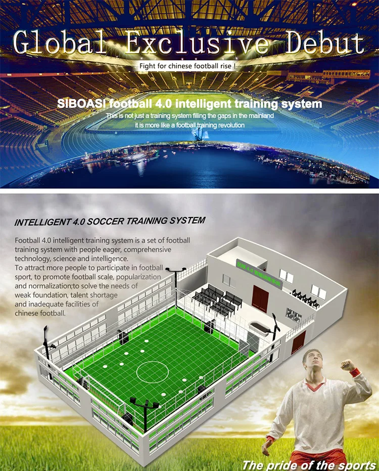 Intelligent 4.0 Football Soccer Training Machine System