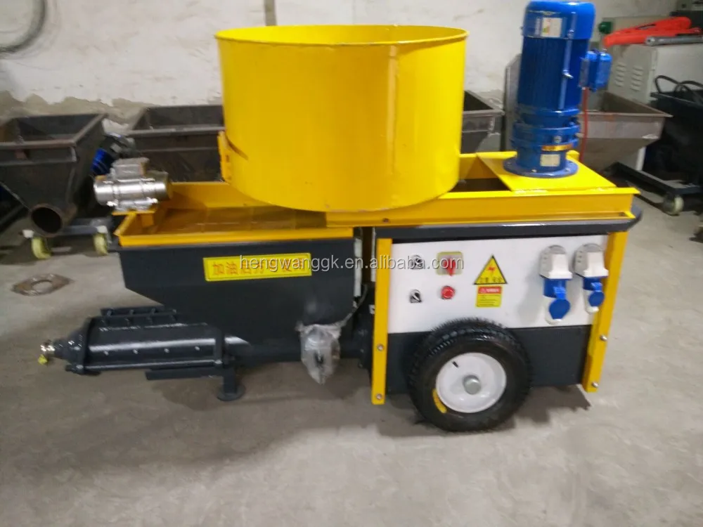 Factory Price 220v/380v/diesel Motor Cement Mortar Plaster Sprayer/wall ...