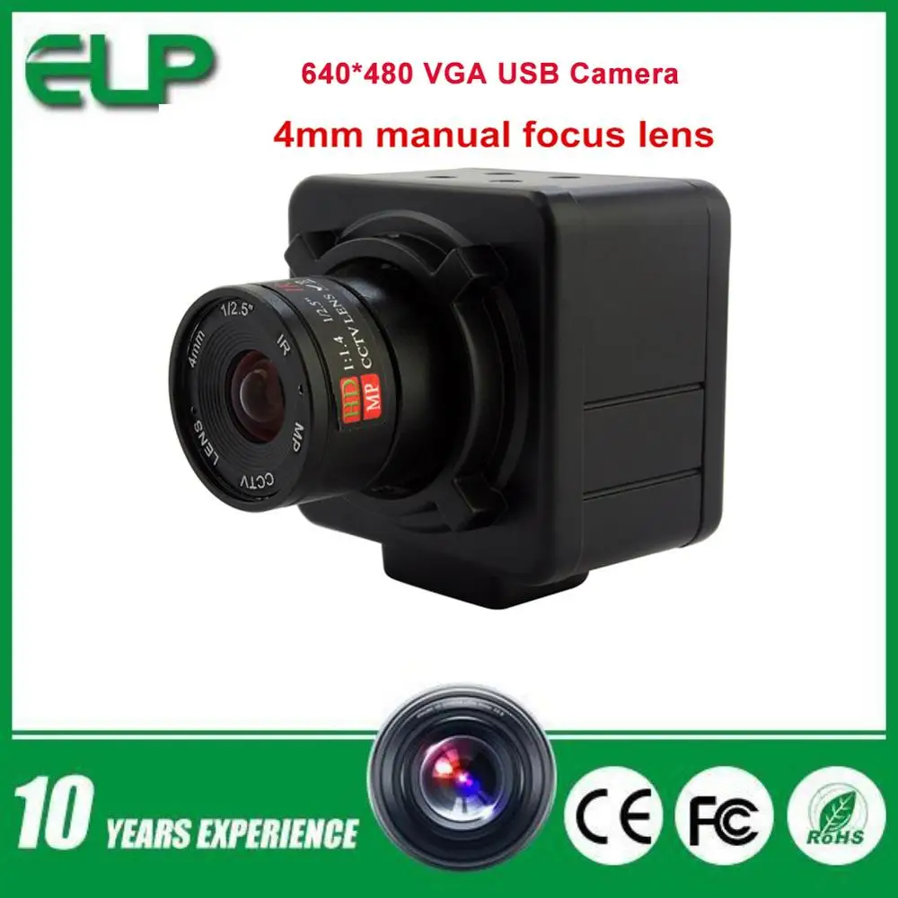 Elp 0.3mp Mjpeg Ov7725 Micro Mini Cmos Hd Usb 2.0 Uvc Pc Camera Module ...