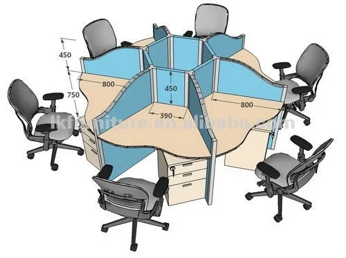 Round Workstations - Stylish & Functional Office Solutions
