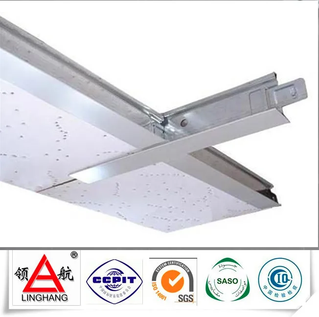 Hot Sell Aluminum Concealed Ceiling Grid For Restaurant,T Grid Ceiling ...
