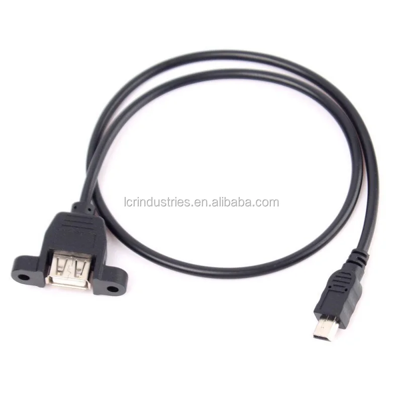 Mini USB Male to 3.5mm Female Audio Adapter Cable for Microphone