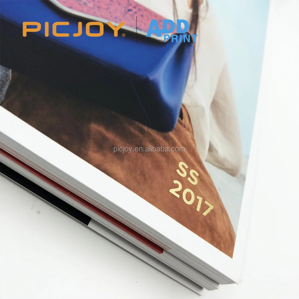 Square Rivet Binding Fashion Lookbook Catalogue With Gold Hot Foil ...