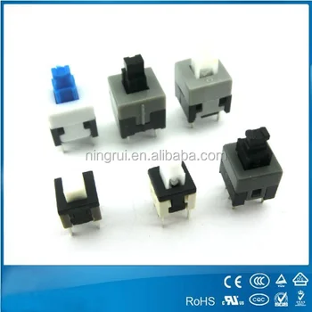 All Kinds Of 6 Pin 12 Volt Mini Push Button Switch For Electronics ...