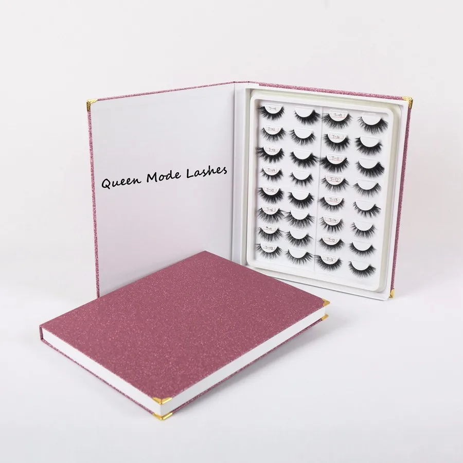 Holographic False Eyelash Extension Display Storage Packaging Book ...