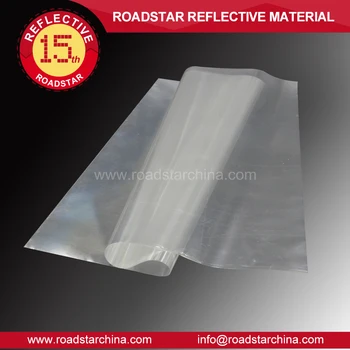 Clear White Transparent Retro Reflective Pvc Roll Material,Waterproof ...
