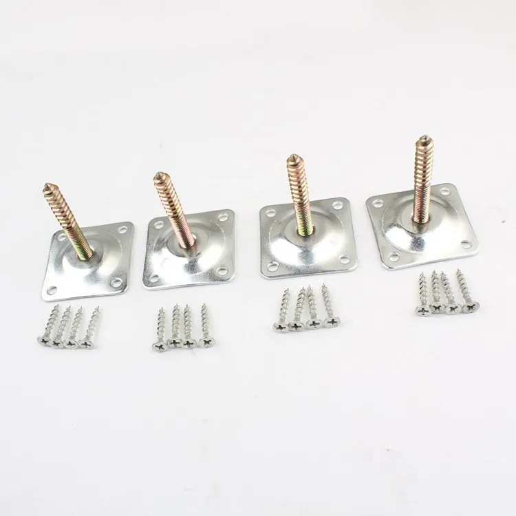 Furniture Hardware Heavy Duty Screw Mounting Plate M8 Or 5/16" Hanger ...