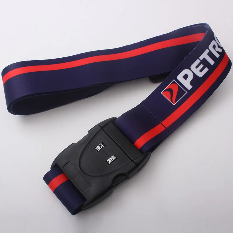 Travel Suitcase Luggage Belt Custom Sublimation Polyester Tsa Lock ...
