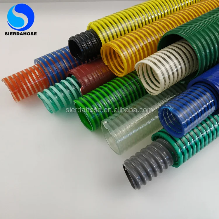 Corrugated Suction Hose /6 Inch Flexible Blue Pvc Suction Hose Pipe ...
