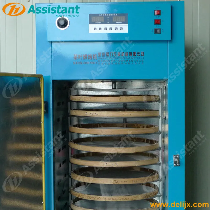 Small Capacity 6kg Per Time Green Tea Rotary Dryer Machine For Drying ...