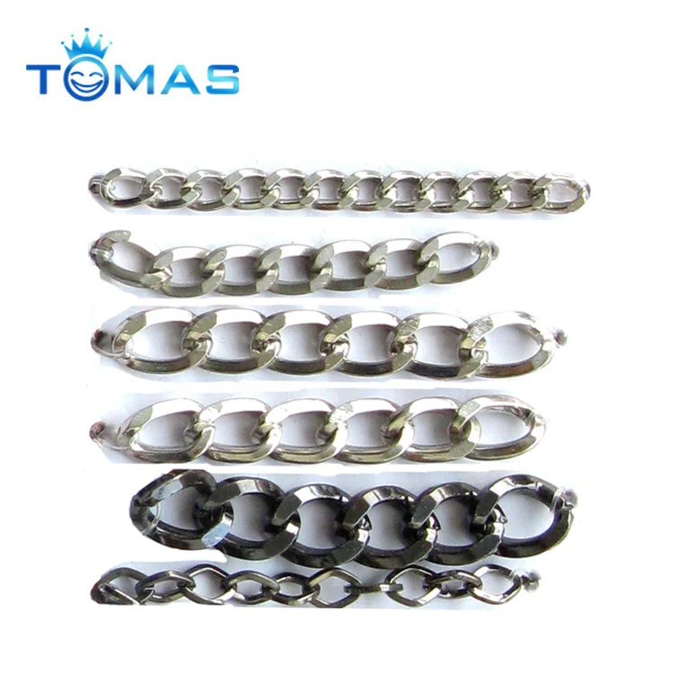 Fashionable Various Design Custom Heavy Silver And Black Iron Chain ...