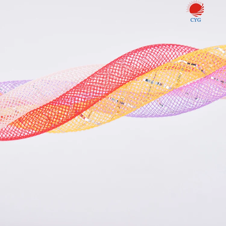 Tubular Crin Pink - 3/8" - 15 Yards Of Crinoline Cyberlox Stretch ...