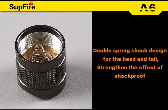 A6 Camp Led Flashlight Led Torch Rechargeable Torchlight Self Defense ...