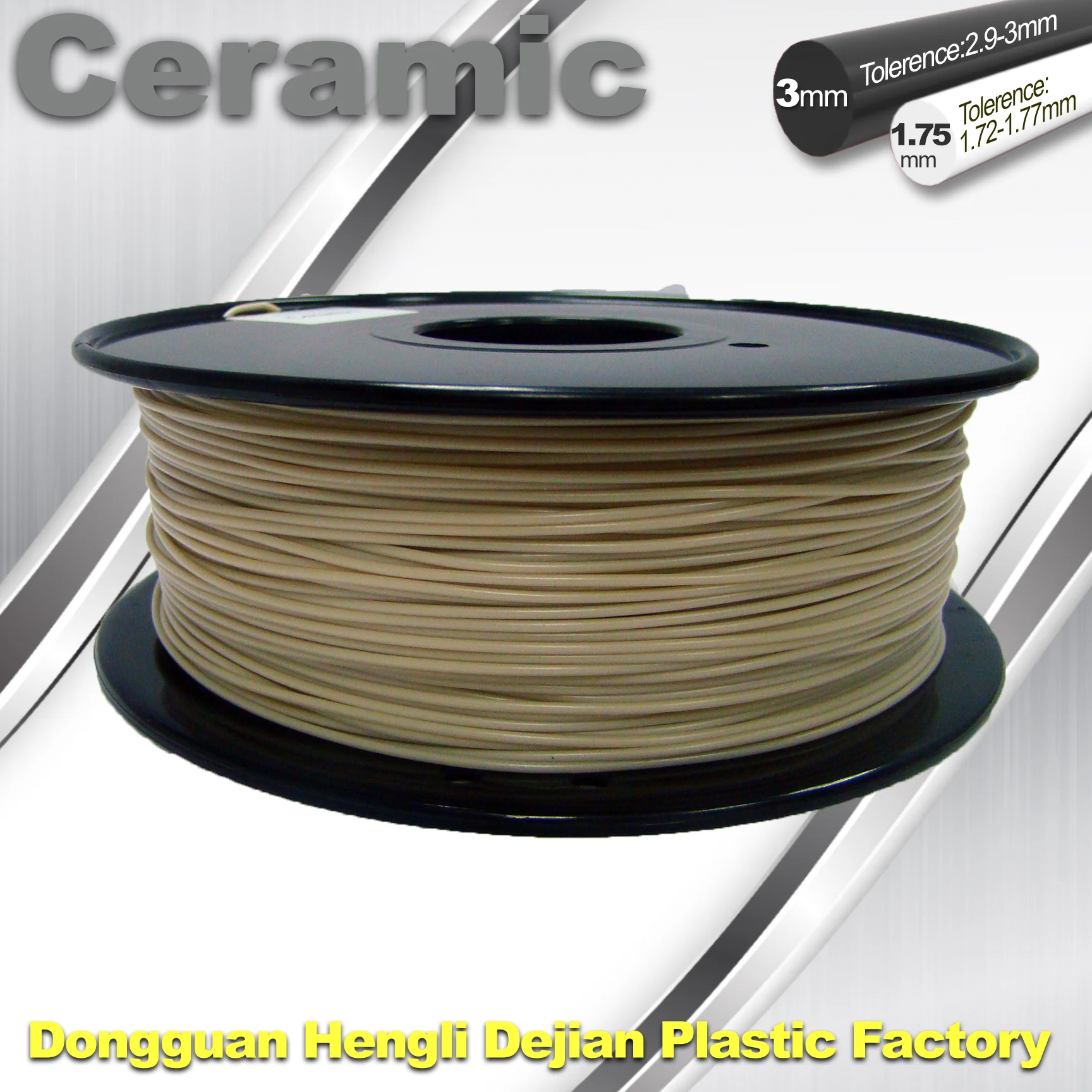High Quality 3D Printer Filament - 1kg Ceramic Filament