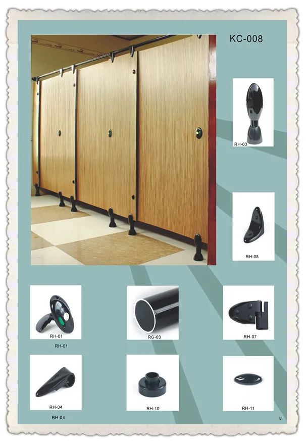 Durable PVC Toilet Partitions - KCROWN Quality & Service