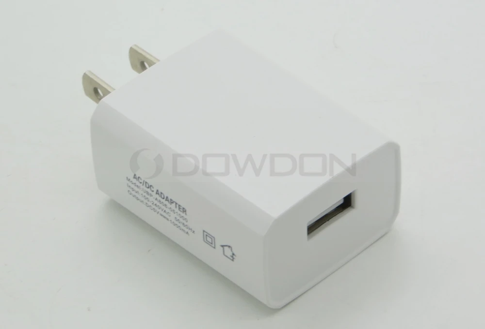 White 5v 1a Usb Port Wall Charger 5 Volt 1 Amp Ac-dc Power Adapter 5w ...