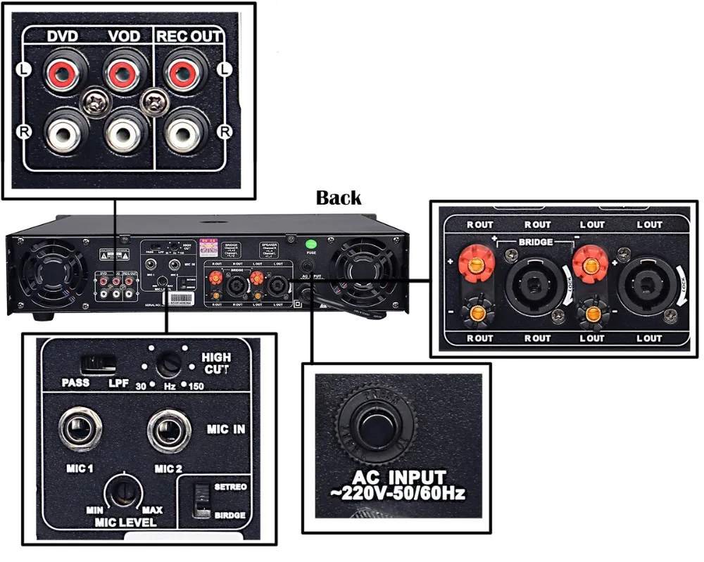 Pro Sound And Lighting Audio Conference System,Karaoke Amplifier For ...