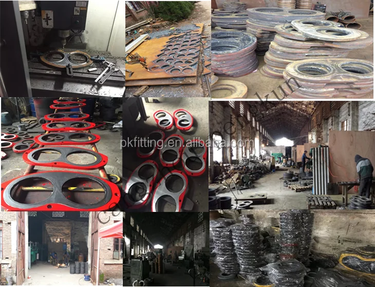 Boom Pump New Technology Concrete Pump Wear Plate And Cutting Ring With Dn200 - Buy Hardface ...