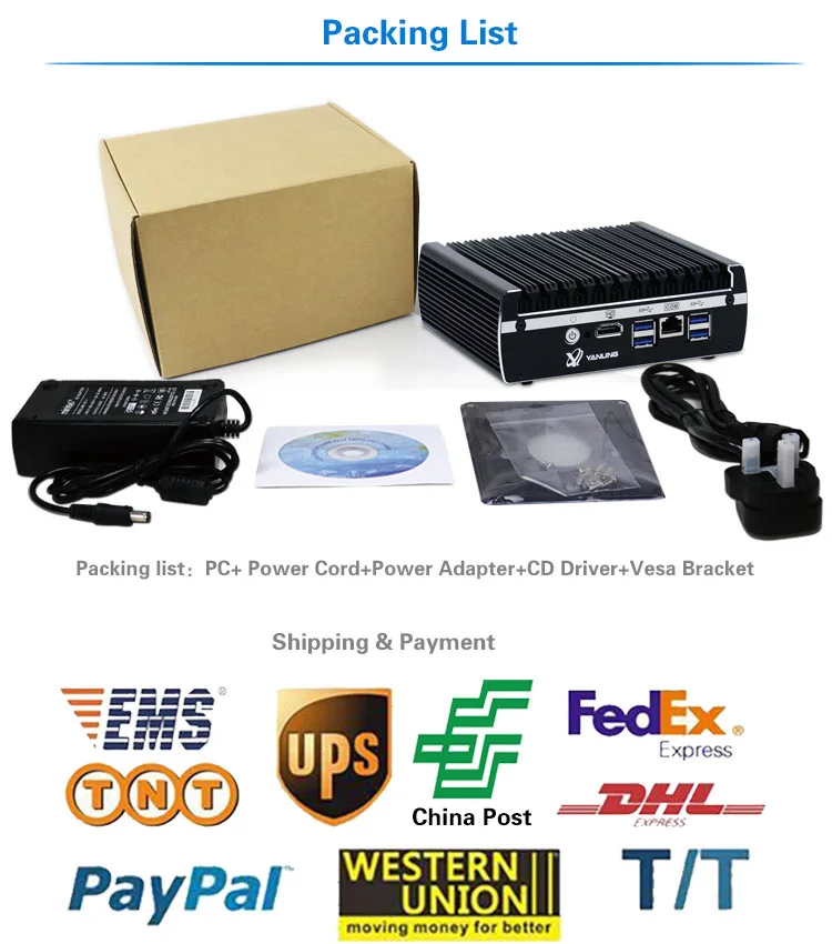 6 Lan Vpn Mini Pc Router Pfsense With Intel 3855u Linux Server Support ...