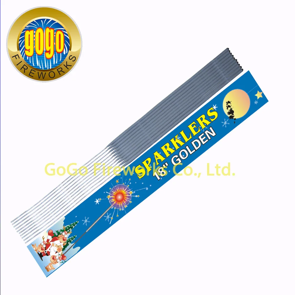 Nice Sparklers Fireworks Stick 18" Golden Sparklers Packing 10/10/10 ...