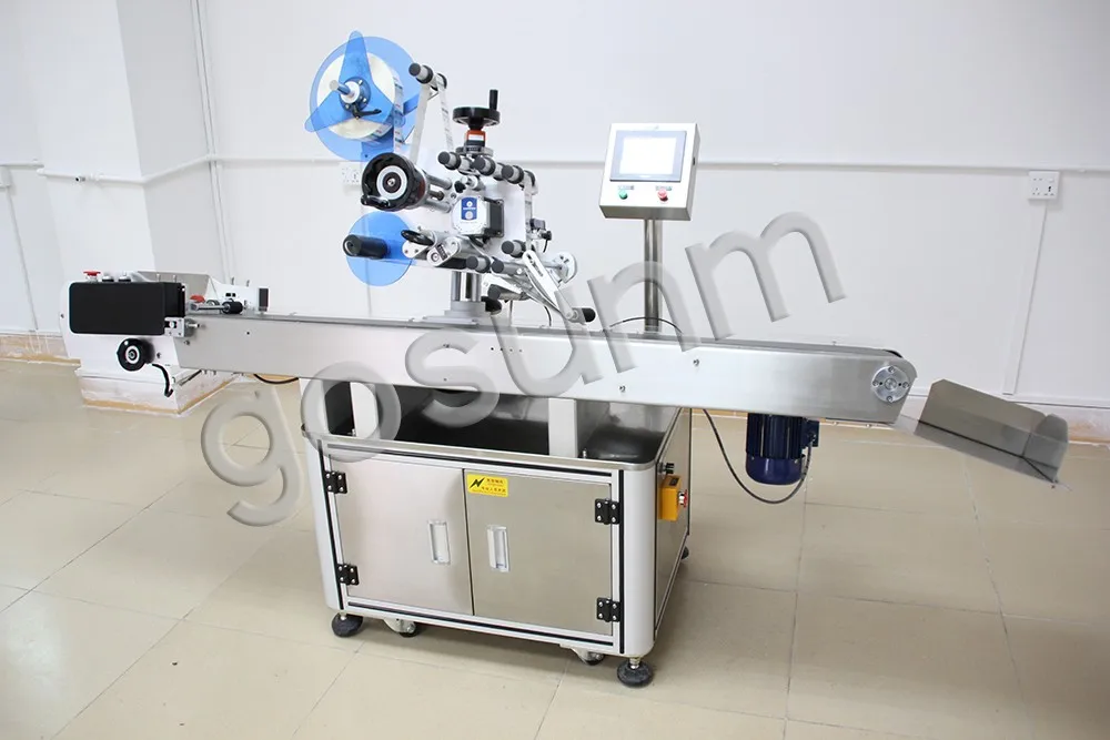 Self Adhesive Labeling Machine Automatic Flat Surface Top Labeling ...