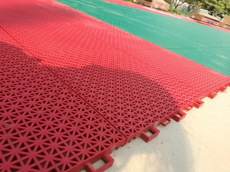 PP Interlocking Outdoor Modular Plastic Raised Floor Tiles for Tent