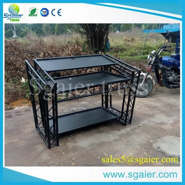 Mesa de alumínio para cabine de dj, mesa Dj truss, dj truss sistema ...