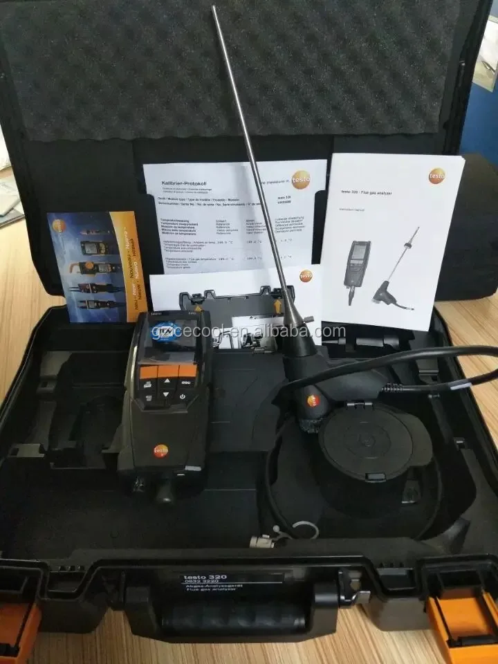 Testo 320 CO Measurement Flue Gas Analyzer for Heating Engineers