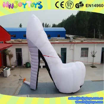 Advertising White Inflatable High-heel Shoes - Buy Inflatable High-heel ...