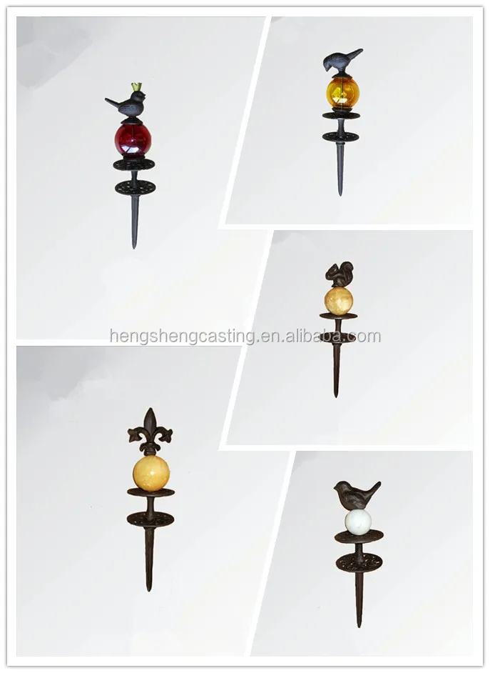Antique Cast Iron Bird Hose Guides/stake - Buy Decorative Hose Guides ...