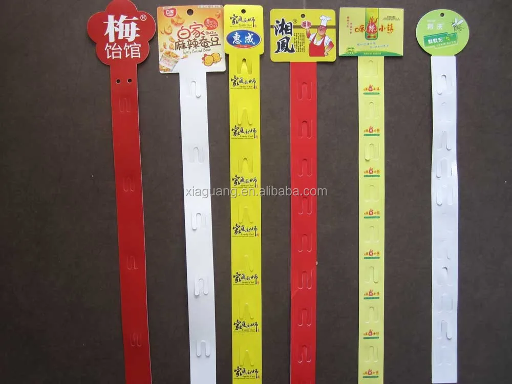 Supermarket Hanging Display Hang Strip Plastic Clip Strips Pp Plastic ...