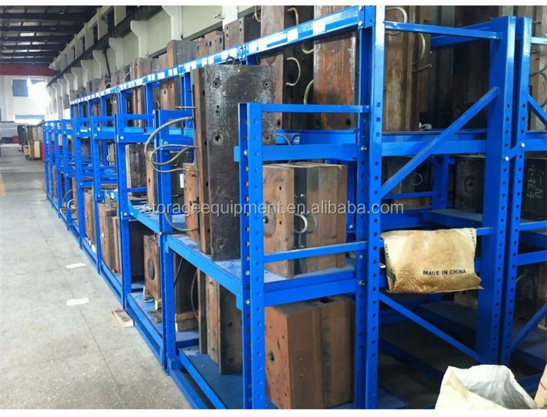 Professional Heavy Roll Out mold storage rack | Die steel mold rack ...