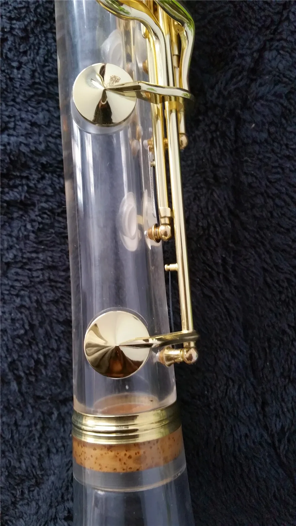 Clarinet Transparent Body Rose Gold Plated Musical Instrument ...