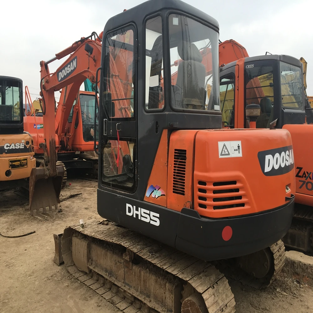 Running Condition Original Japanese Used Doosan Dh55 Excavator For Sale ...