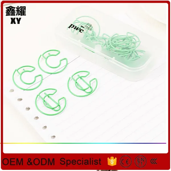 Customized Alphabet Design Metal Letter C Shape Paper Clips - Buy ...