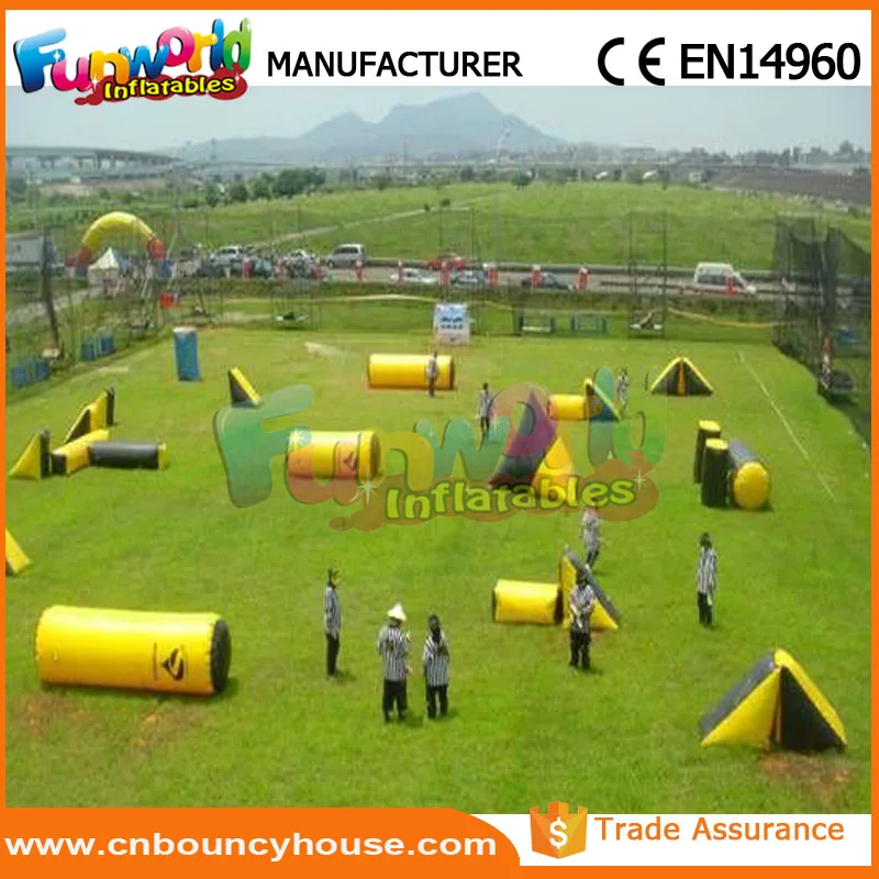 Hot Paintball Bunkers - Customizable Inflatable Barricades