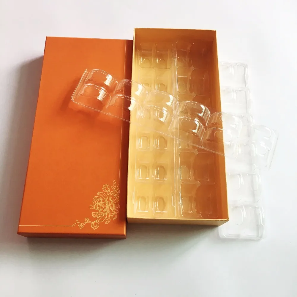 High Quality See Through Box Plastic Tray Insert Macaron Paper Gift ...