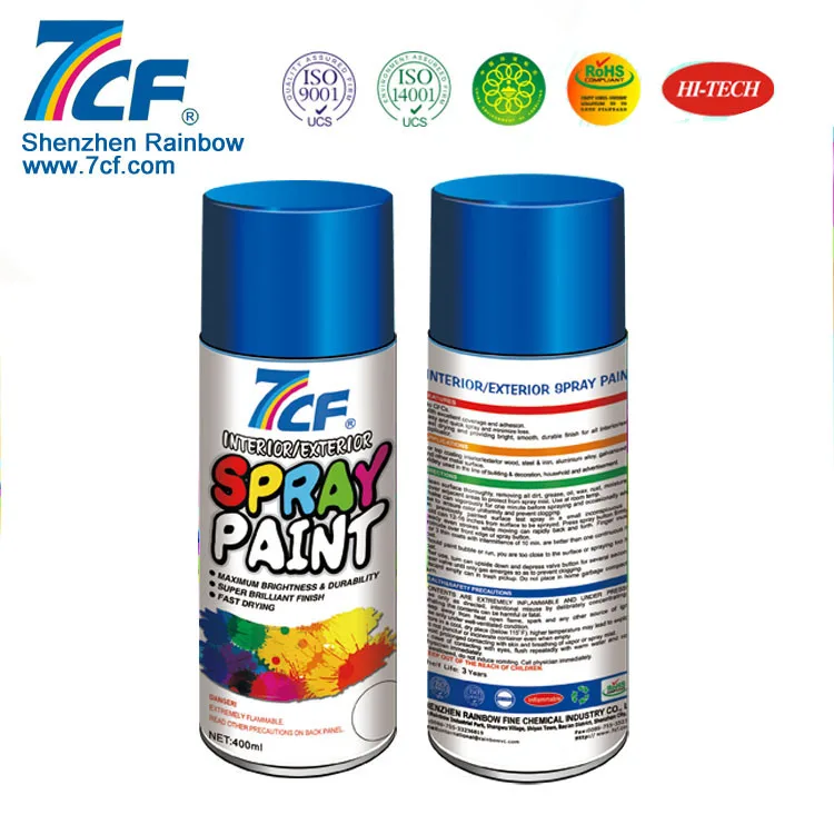 7cf Patent Aerosol Reflective Car Spray Paint Colors Paint Spray - Buy ...