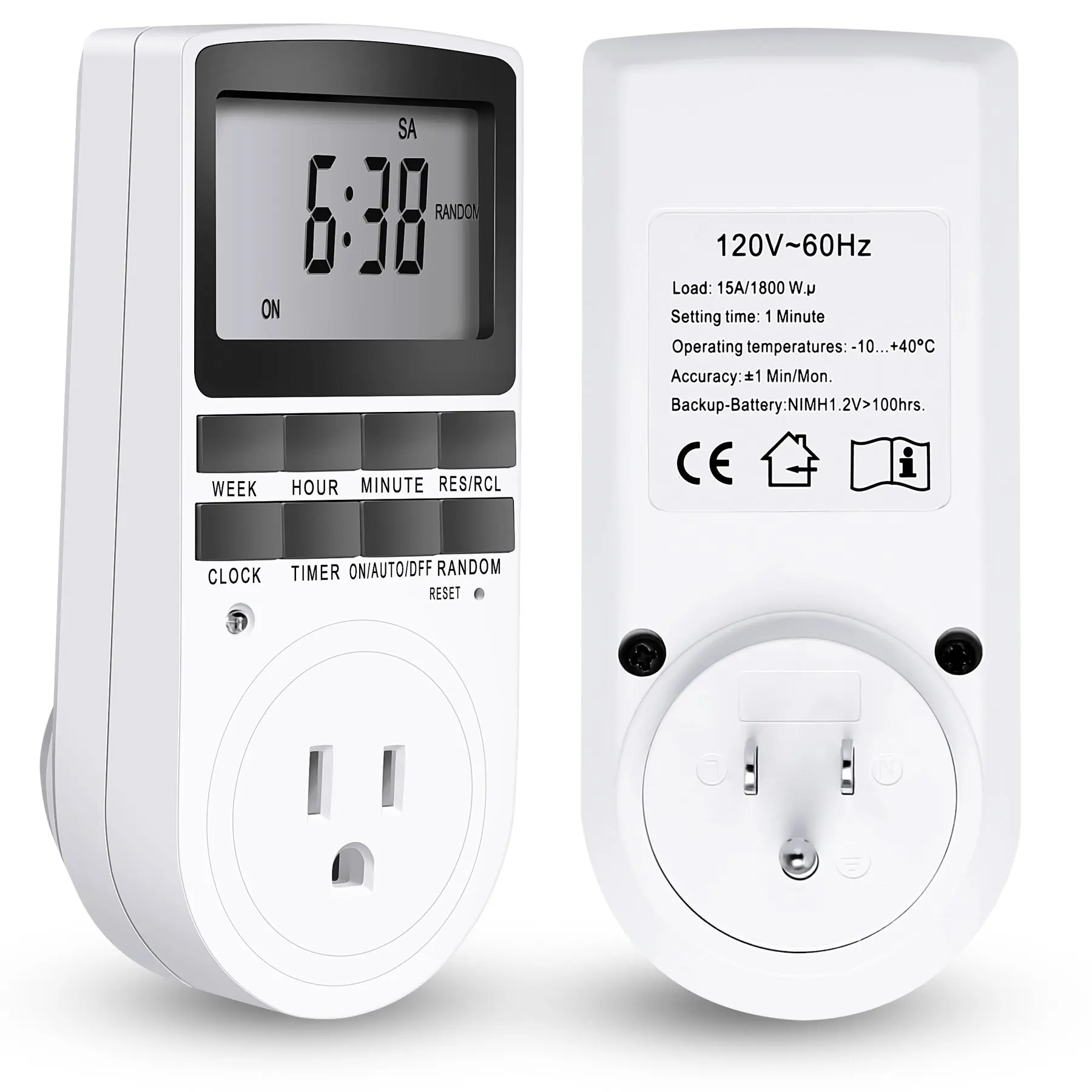 Buy Plug In Timer Koeson Light Timer Outlet With 7 Day Programmable